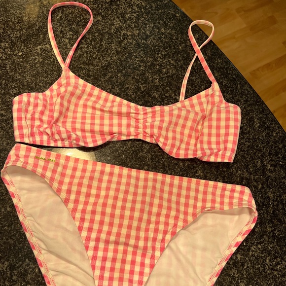 Ralph Lauren | Swim | Ralph Lauren Pink And White Checkered String ...
